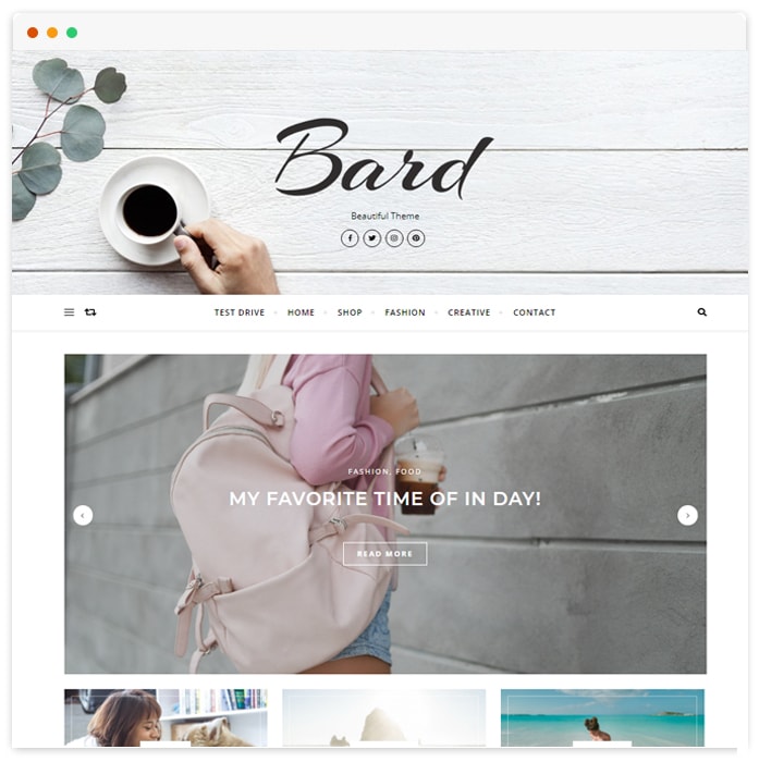 Bard Blog – Pro Version - WP Royal Themes