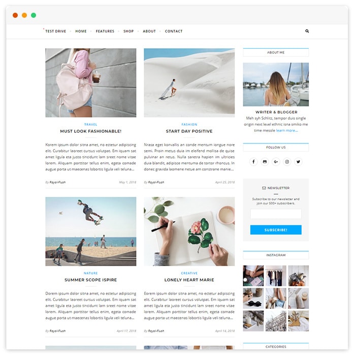 Bard Blog - Free Version - WP Royal Themes