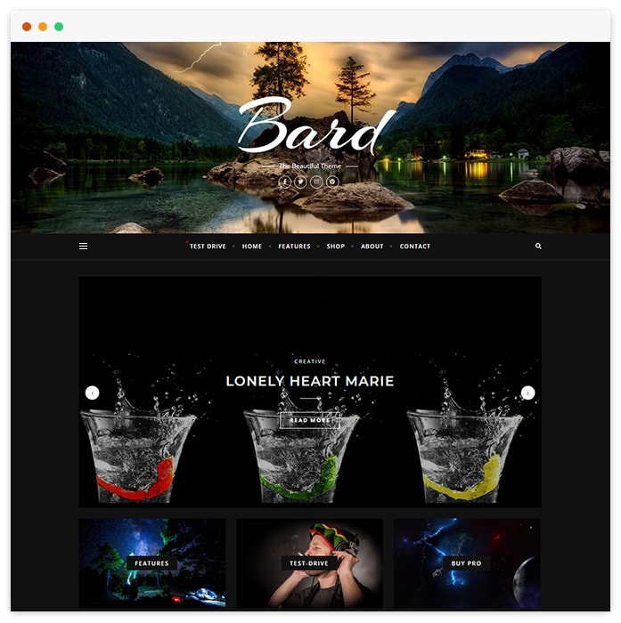 Bard Blog – Pro Version - WP Royal Themes