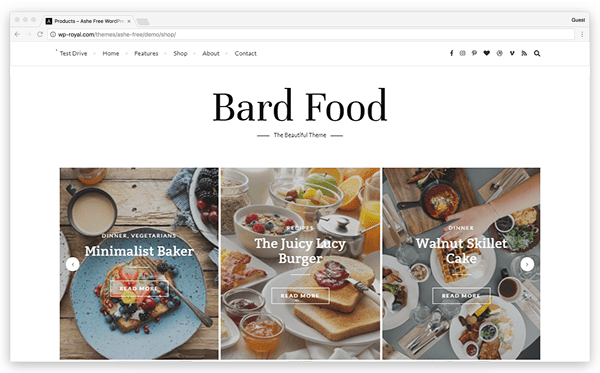 Bard Blog – Pro Version - WP Royal Themes